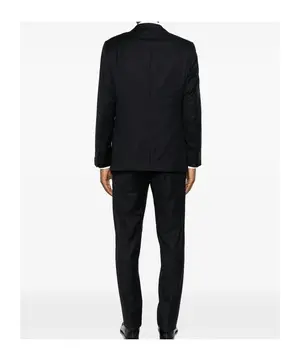 Caruso Norma Double-breasted Peak-lapel Suit