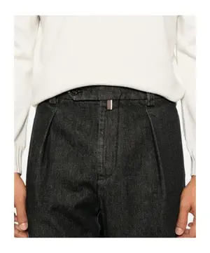 BERWICH Pleated Turn-up Trousers