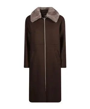 Herno Long Sleeve Zip-up Coat