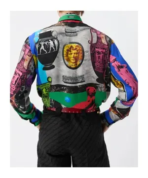 Versace Pattern-printed Twill Regular Shirt