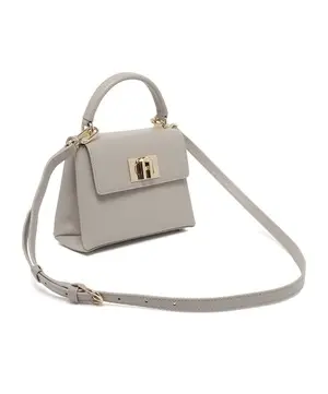 Furla Top Handle Shoulder Bag - Gray