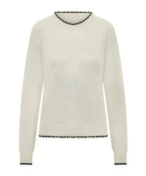 Pinko Distressed Long Sleeved Top