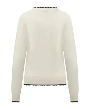 Pinko Distressed Long Sleeved Top
