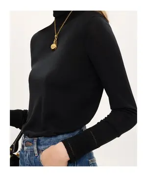 Chloé Fitted Turtleneck In Wool Knit