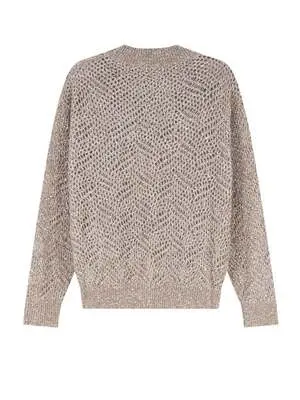Brunello Cucinelli V-neck Sequined Sweater