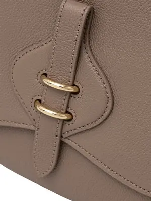COCCINELLE Logo-detail Leather Shoulder Bag - Warmta
