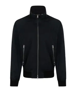 TOM FORD High Neck Zip-up Bomber Jacket