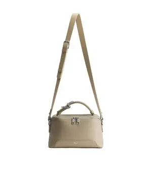 Dior Archie Zipped Bag With Strap - Beige