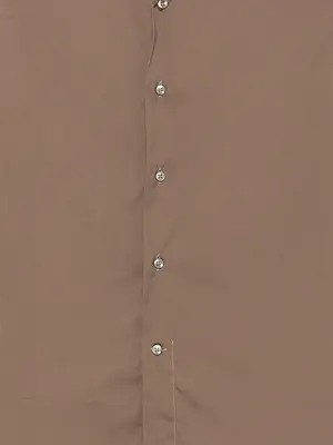 Canali Spread-collar Long-sleeve Shirt