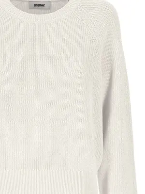 ECOALF Ribbed-knit Raglan-sleeve Sweater
