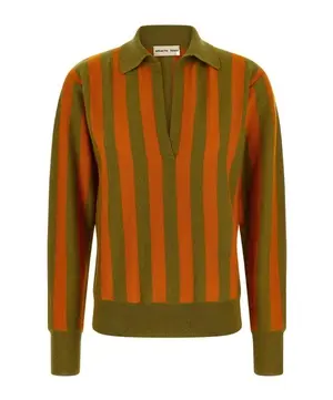 Alberto Biani Long-sleeve Knitted Polo Shirt - Multicolor