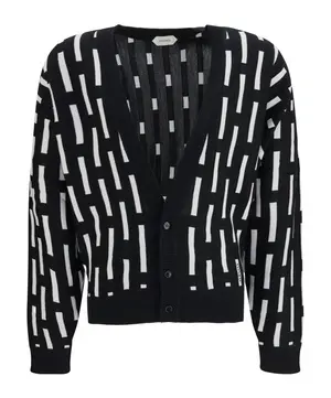 Versace V Neck Cardigans For Men