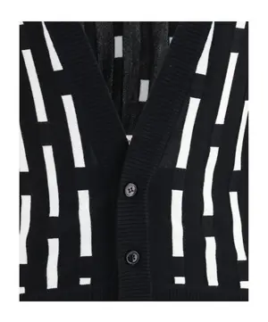 Versace Long-sleeved Knitted Cardigan