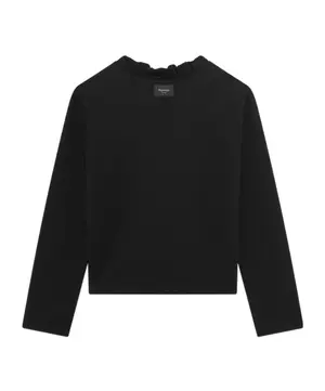 Repetto Ruffled Collar Sweatshirt - Black