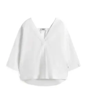 ECOALF V-neck Shirt With Side Slits