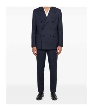 LARDINI Long-sleeved Blazer And Trousers Set