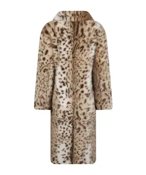SWORD 6644 Faux Fur Coat