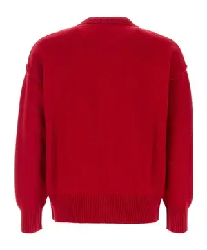 AMI Paris De Coeur Crewneck Cardigan