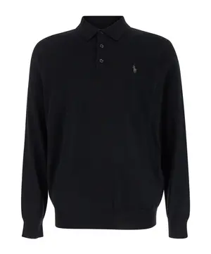 Polo Ralph Lauren Logo Embroidered Long-sleeved Polo Shirt
