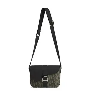 Dior Heritage Saddle Flap Messenger Bag - Khaki