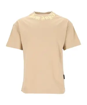 Palm Angels Logo T-shirt - Beige