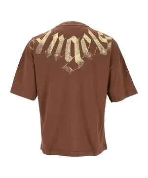 Palm Angels Big Neck Logo Loose Tee