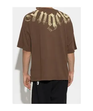 Palm Angels Big Neck Logo Loose Tee