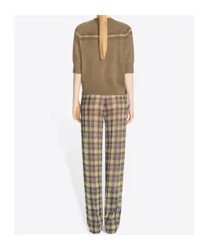 Dries Van Noten Elasticated Pleated Pants In Chiffon - No