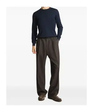 FAY Round-neck Pullover In Wool