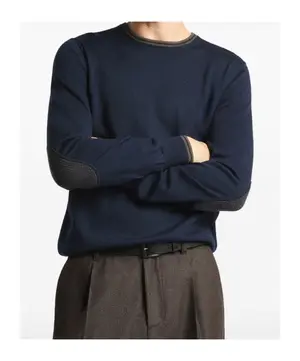 FAY Round-neck Pullover In Wool