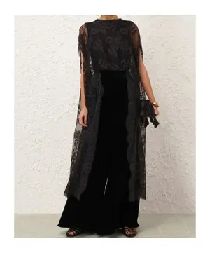 Zimmermann Valiant Lace Caped Top