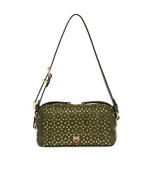 Pinko Embellished Mini Crossbody Boston Bag