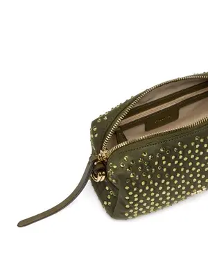Pinko Embellished Mini Crossbody Boston Bag