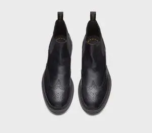 DOUCAL'S Perforated Leather Ankle Boots
