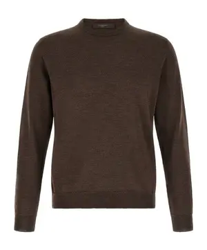 ZANONE Crew-neck Sweater - Brown