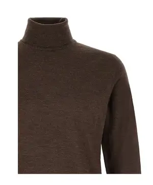 ZANONE Turtleneck Sweater - Brown