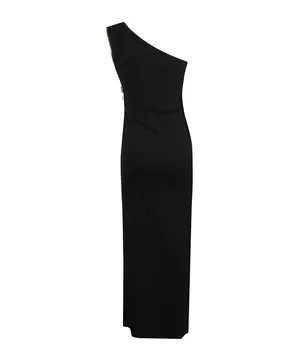 Elisabetta Franchi One-shoulder Knitted Maxi Dress
