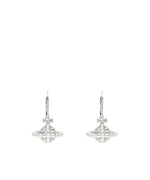 VIVIENNE WESTWOOD Mayfair Small Orb Earrings - Silver