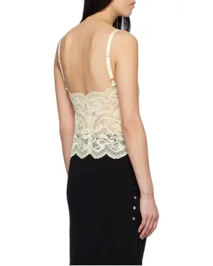 Rabanne Lace V-neck Tank Top