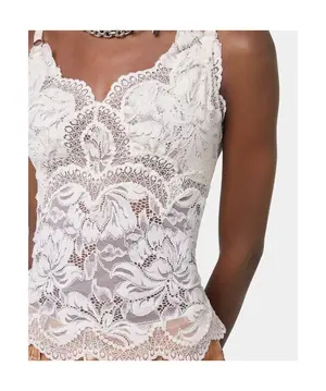 Rabanne Lace V-neck Tank Top