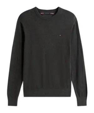 Tommy Hilfiger Embroidered Logo Crew Neck Sweater