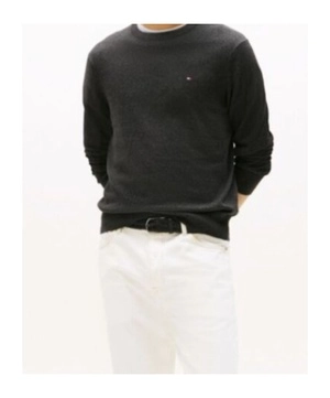 Tommy Hilfiger Embroidered Logo Crew Neck Sweater