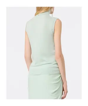 Sportmax Sleeveless Pure Wool Sweater - Light Green