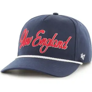 '47 New England Patriots Overhand Hitch Adjustable Hat - Navy
