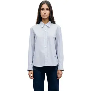 Gerard Darel Lyla Relaxed Stripe Shirt - Cloud