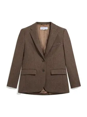 Gerard Darel Jov Herringbone Blazer