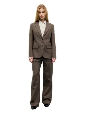 Gerard Darel Jov Herringbone Blazer