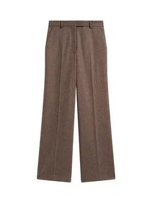 Gerard Darel Mia Wide Leg Mid Rise Trousers