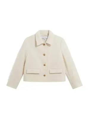 Gerard Darel Judit Cropped Tweed Jacket