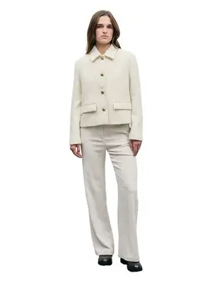 Gerard Darel Judit Cropped Tweed Jacket